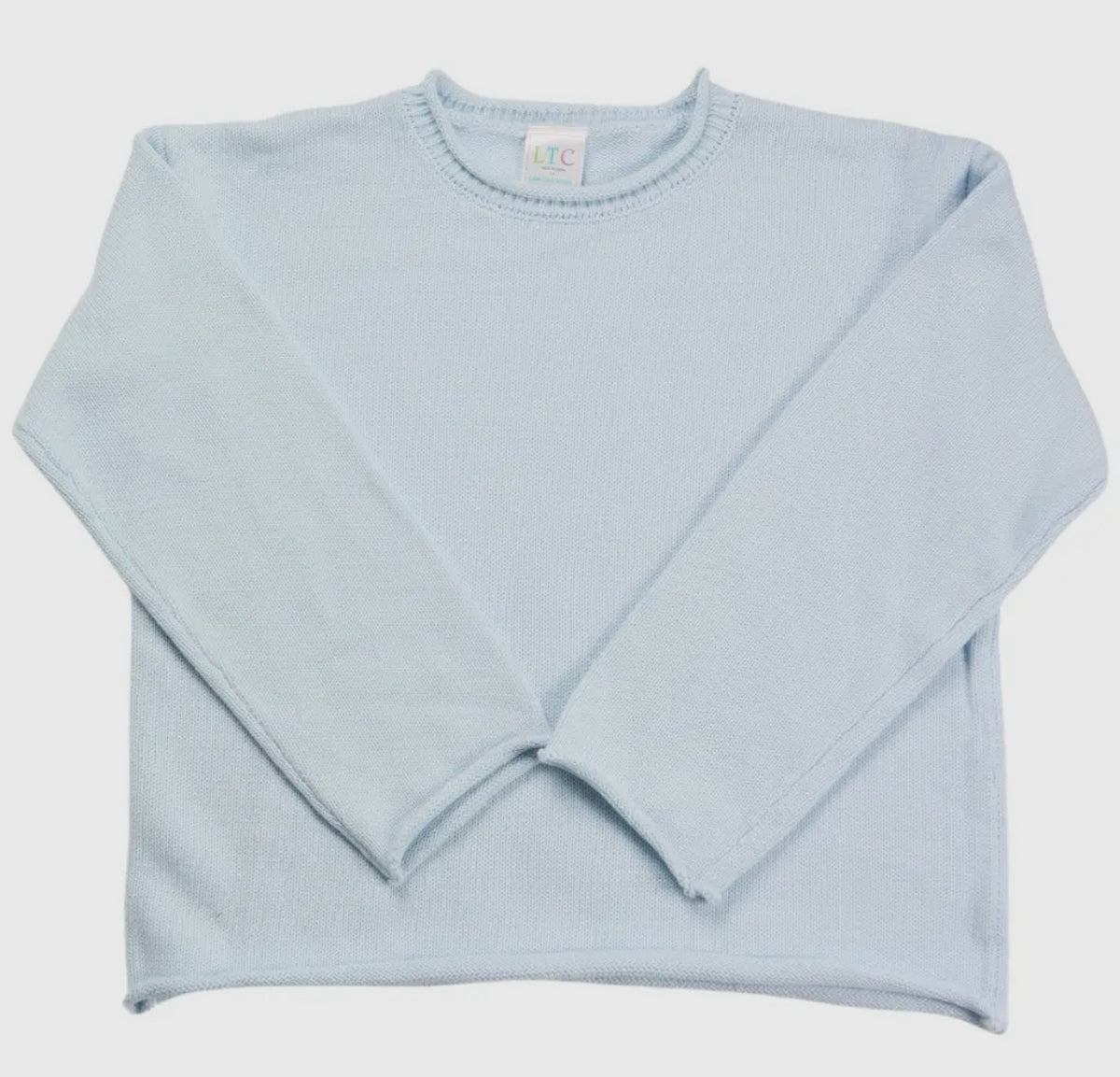Light Blue Roll Neck Sweater – Little Magnolia Co.